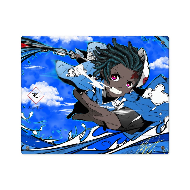 Demon Slayer Cover Art Acrylic Wall Art Panels - Etsy