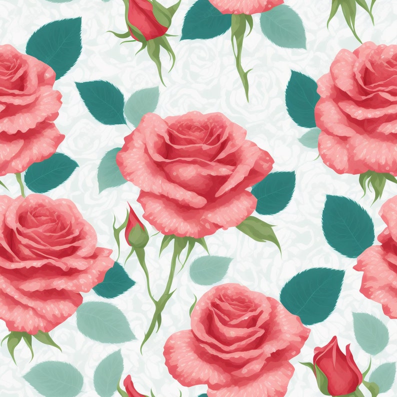 Floral Pattern Pack ROSE - Etsy
