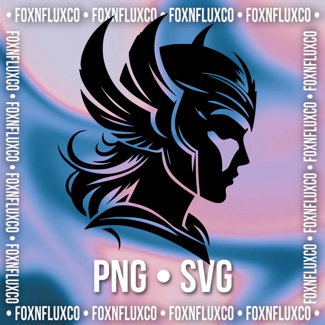 Valkyrie Silhouette Portrait 4 SVG PNG Digital Download - Etsy