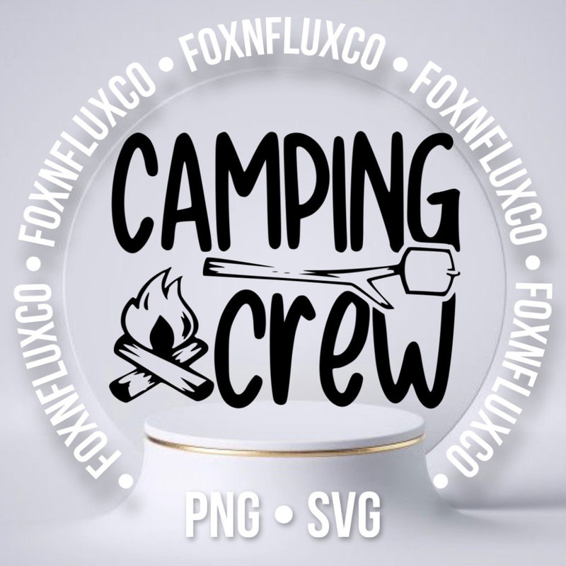 Camping Crew Svg - Etsy