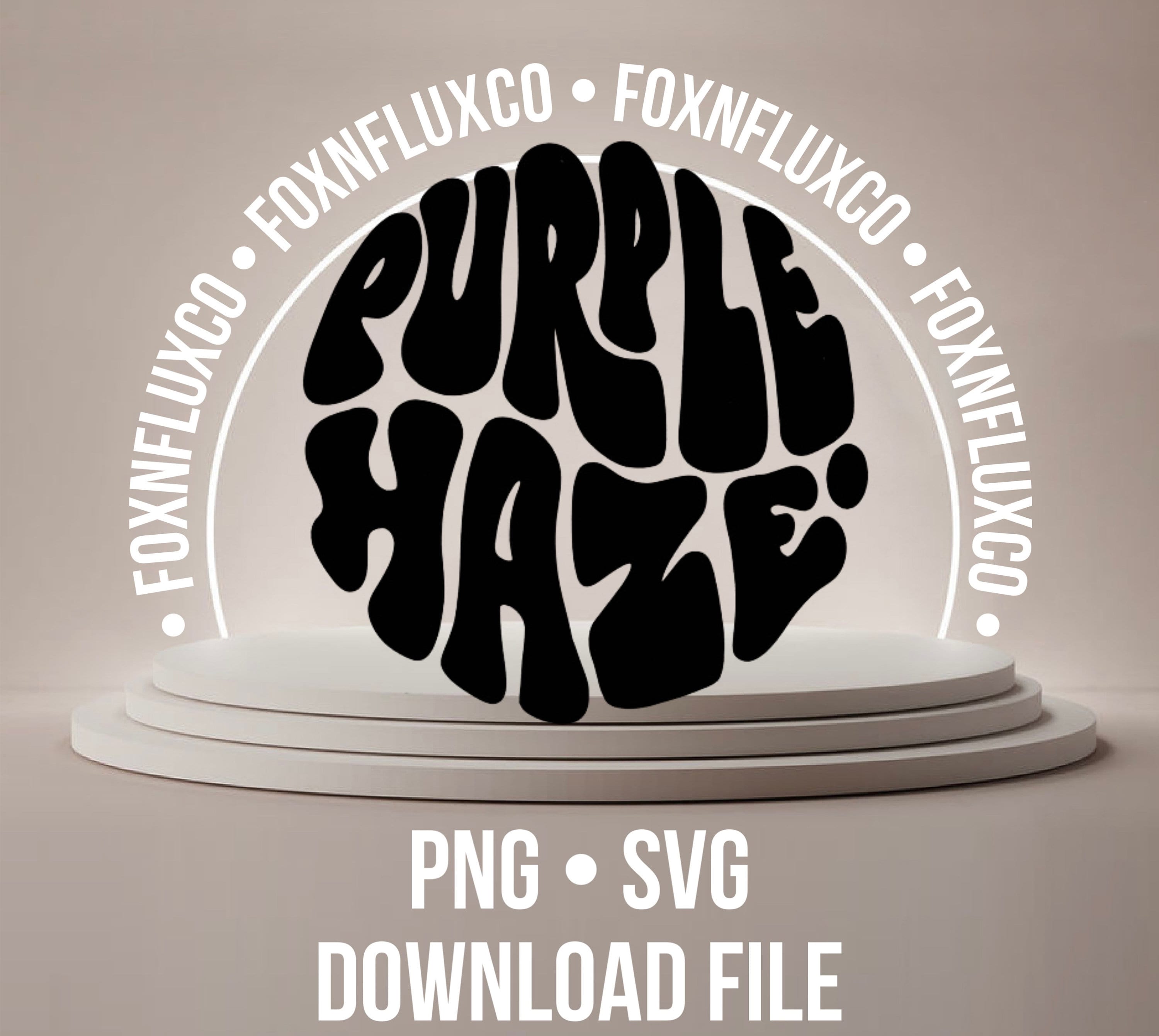 Purple Haze SVG PNG Descarga digital - Etsy México