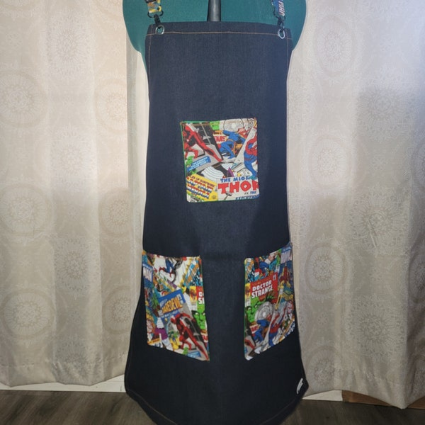 Super Hero Apron - Etsy
