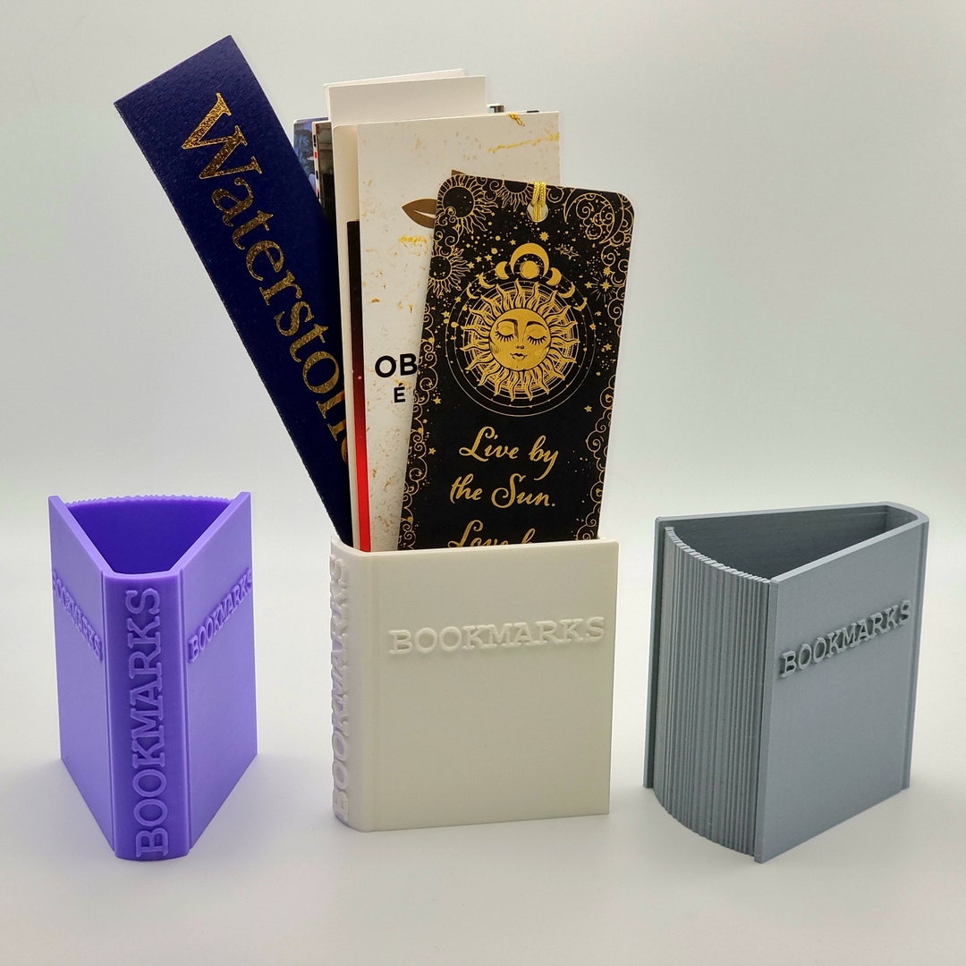 Book Shaped Bookmark Holder Bookshelf Decor - Etsy