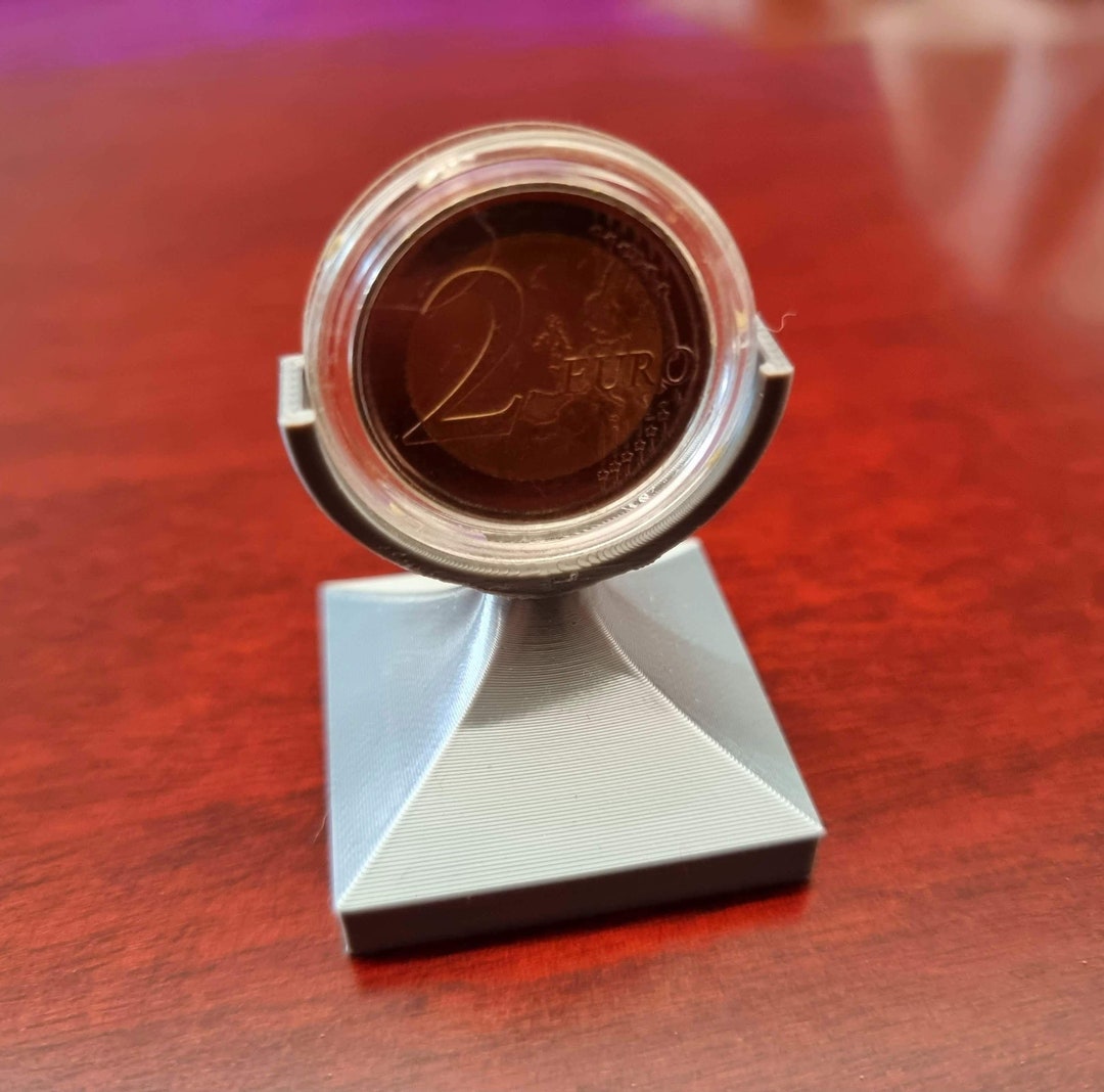 Premium 2 Euro Capsule Coin Stand Coin Holder Display Rack Coin ...