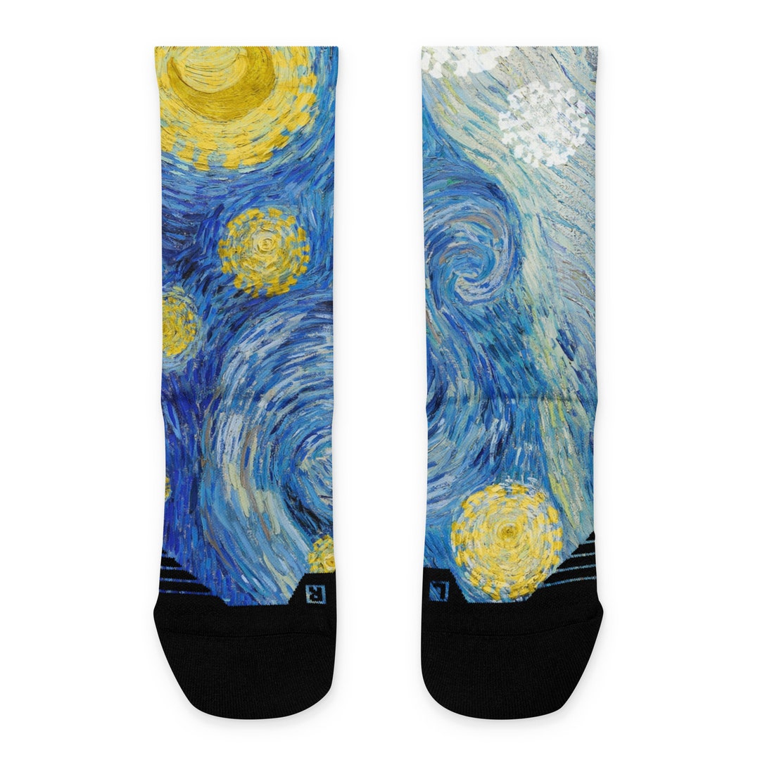 Van Gogh Starry Night Socks - Etsy