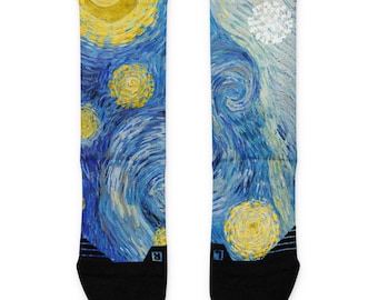 Doctor Who Van Gogh Starry Night Socks - Etsy
