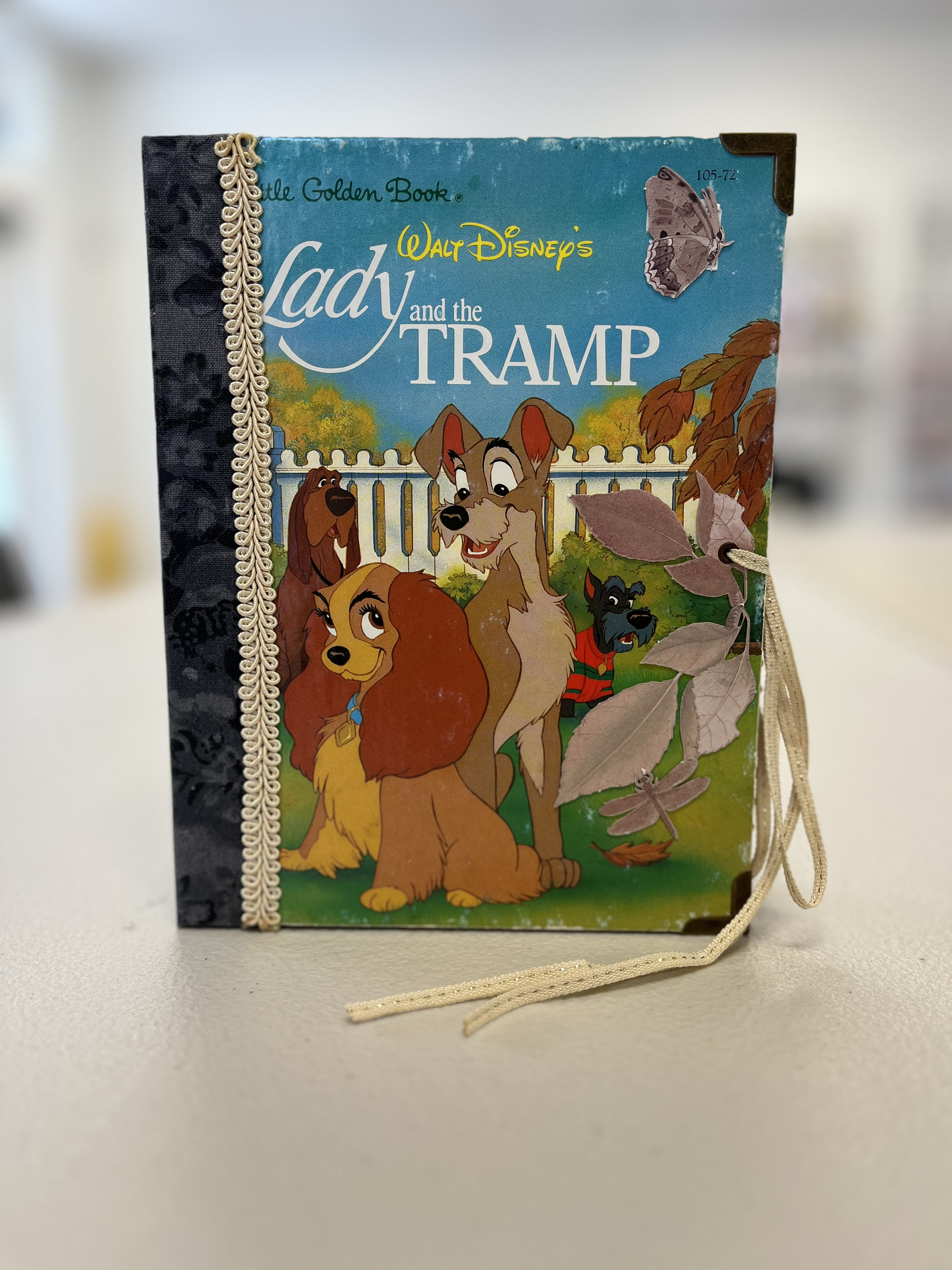 Little Golden Book lady and the Tramp Junk Journal - Etsy