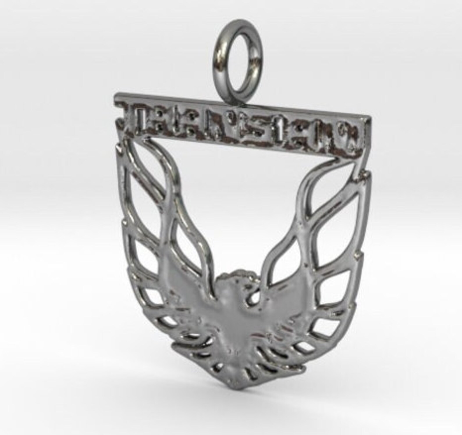 WS6 WS-6 Firebird Trans Am Bird Phoenix Pendant Necklace Silver Gold ...