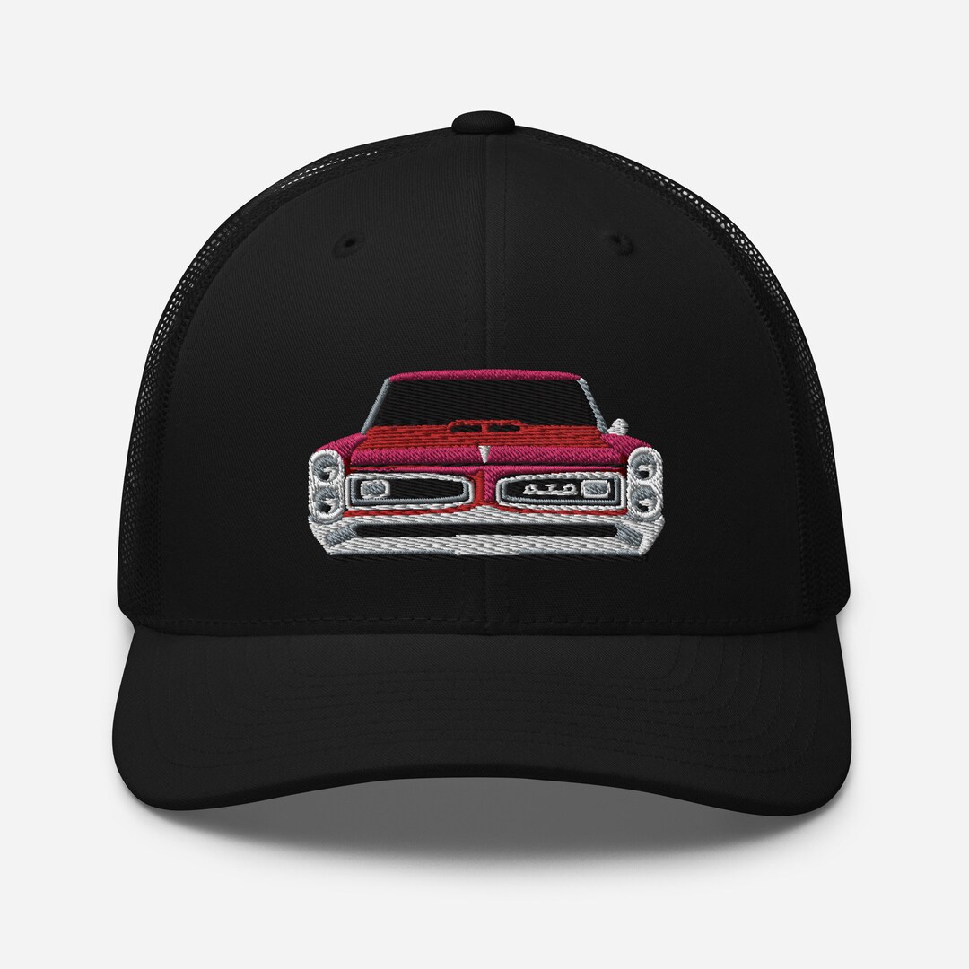 Red 1966 GTO Embroidery Trucker Cap Excellent Gift Hat - Etsy