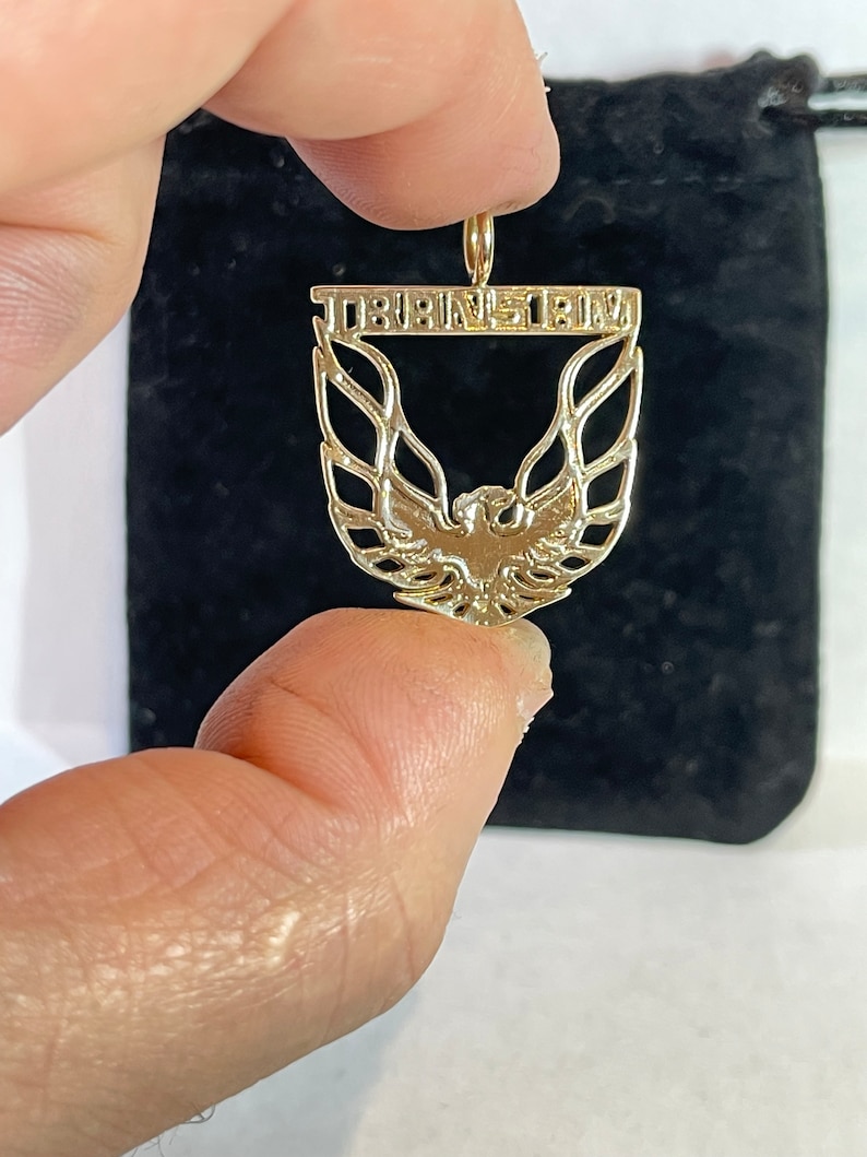 WS6 WS-6 Firebird Trans Am Bird Phoenix Pendant Necklace Silver Gold ...