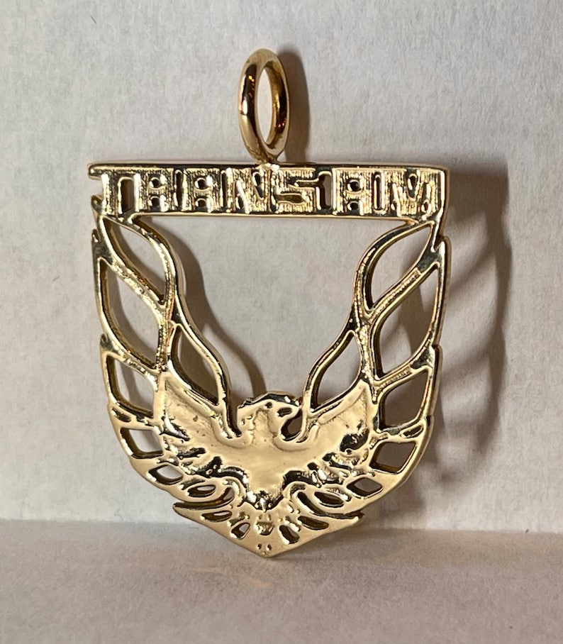 WS6 WS-6 Firebird Trans Am Bird Phoenix Pendant Necklace Silver Gold ...