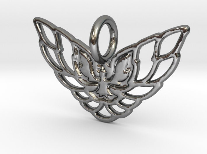 WS6 WS 6 Firebird Trans Am Bird Phoenix Pendant Necklace Silver or ...