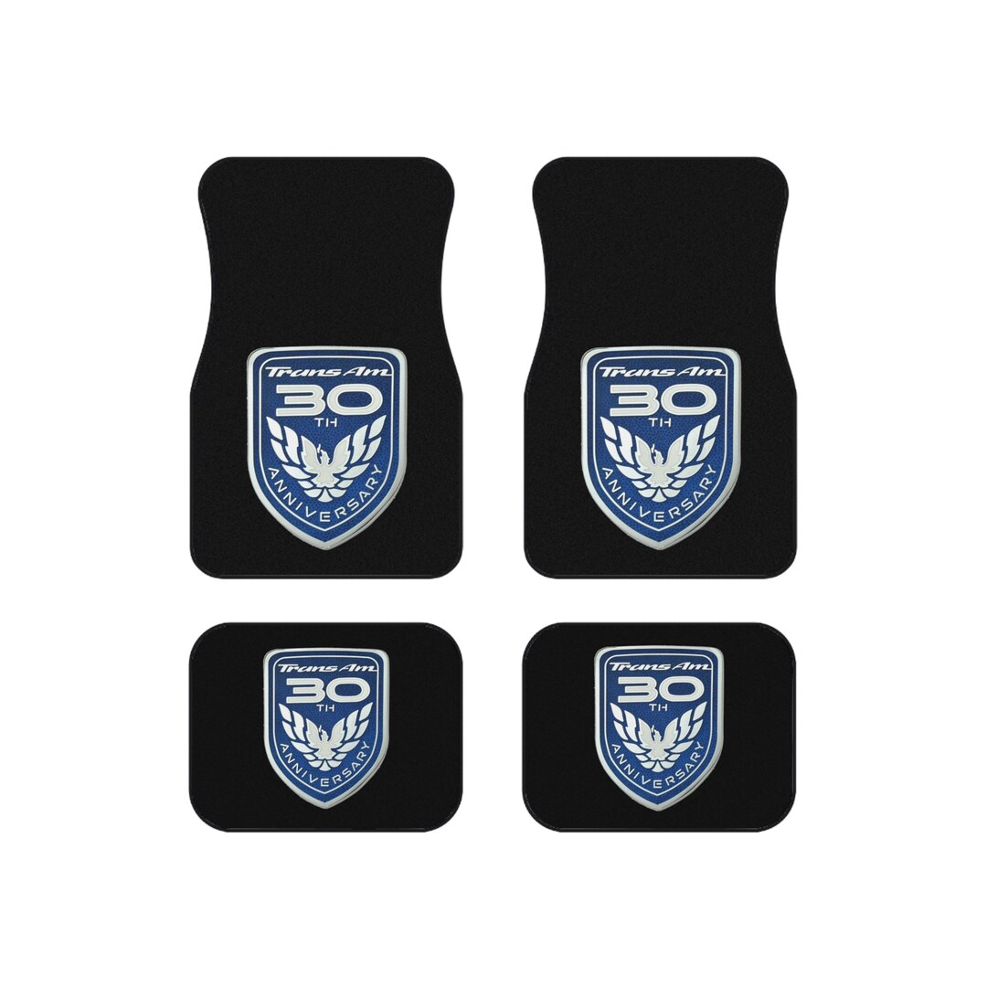 Dark Grey, Blue Logo, Trans Am,30th Anniversary Firebird Set of 4 Car ...
