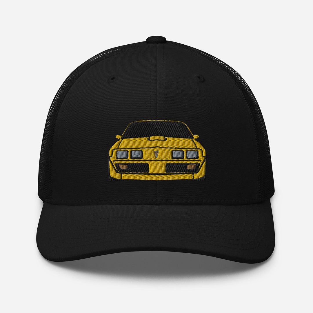 Yellow 1979 1980 1981 Transam Firebird Embroidery Trucker Cap Excellent ...