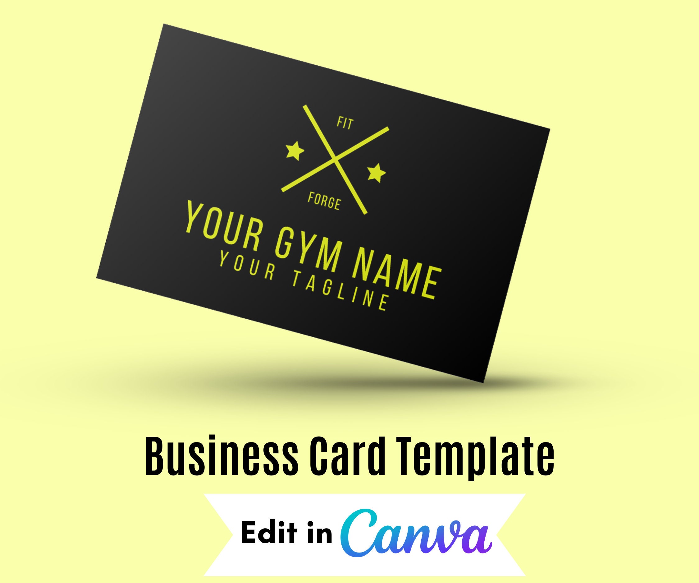 Personal Trainer Business Card, Fitness Business Card, Fitness Coach ...