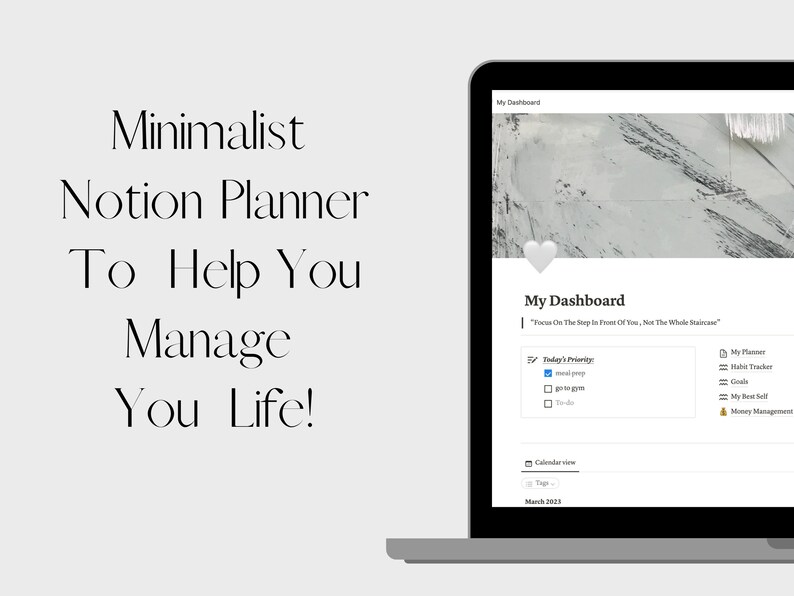 Notion Dashboard Notion Template Project Management Notion - Etsy
