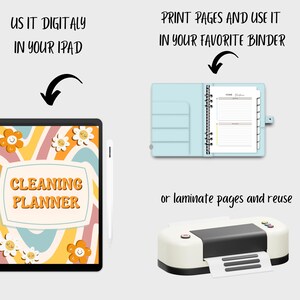 Cleaning Schedule, Cleaning Checklist, Cleaning Planner, Cleaning ...