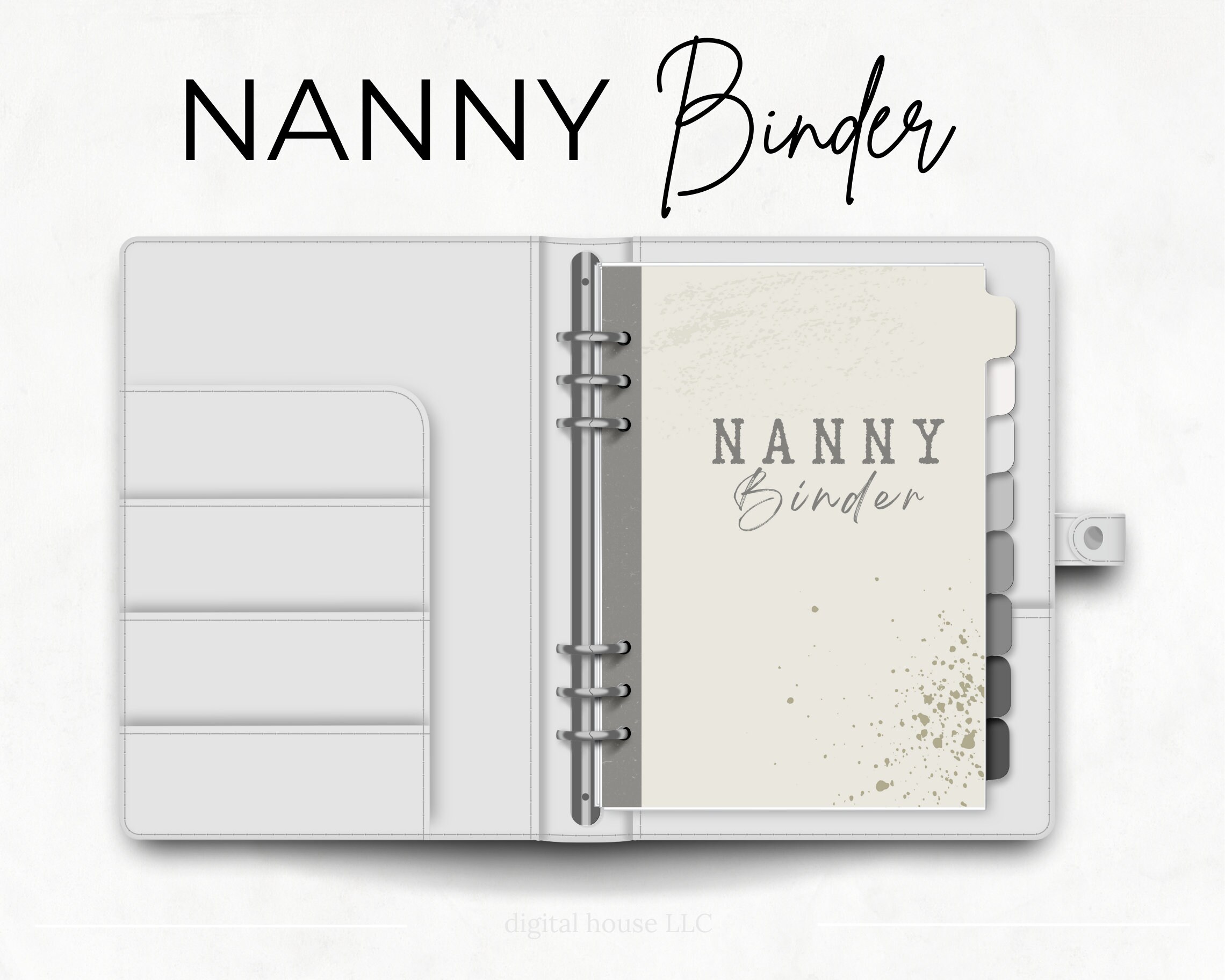 Nanny Binder, Nanny Planner, Nanny Log, Nanny Notes, Nanny Checklist ...