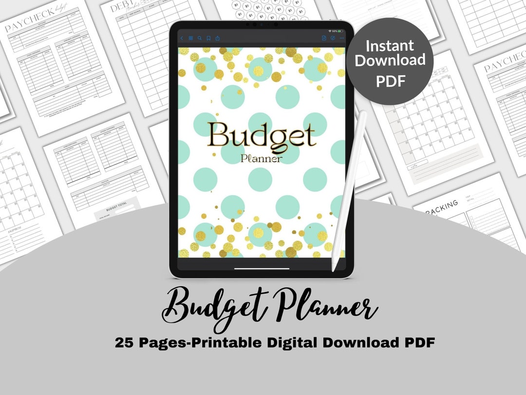 Budget Planner, Finance Tracker Printable PDF (digital Download) - Etsy