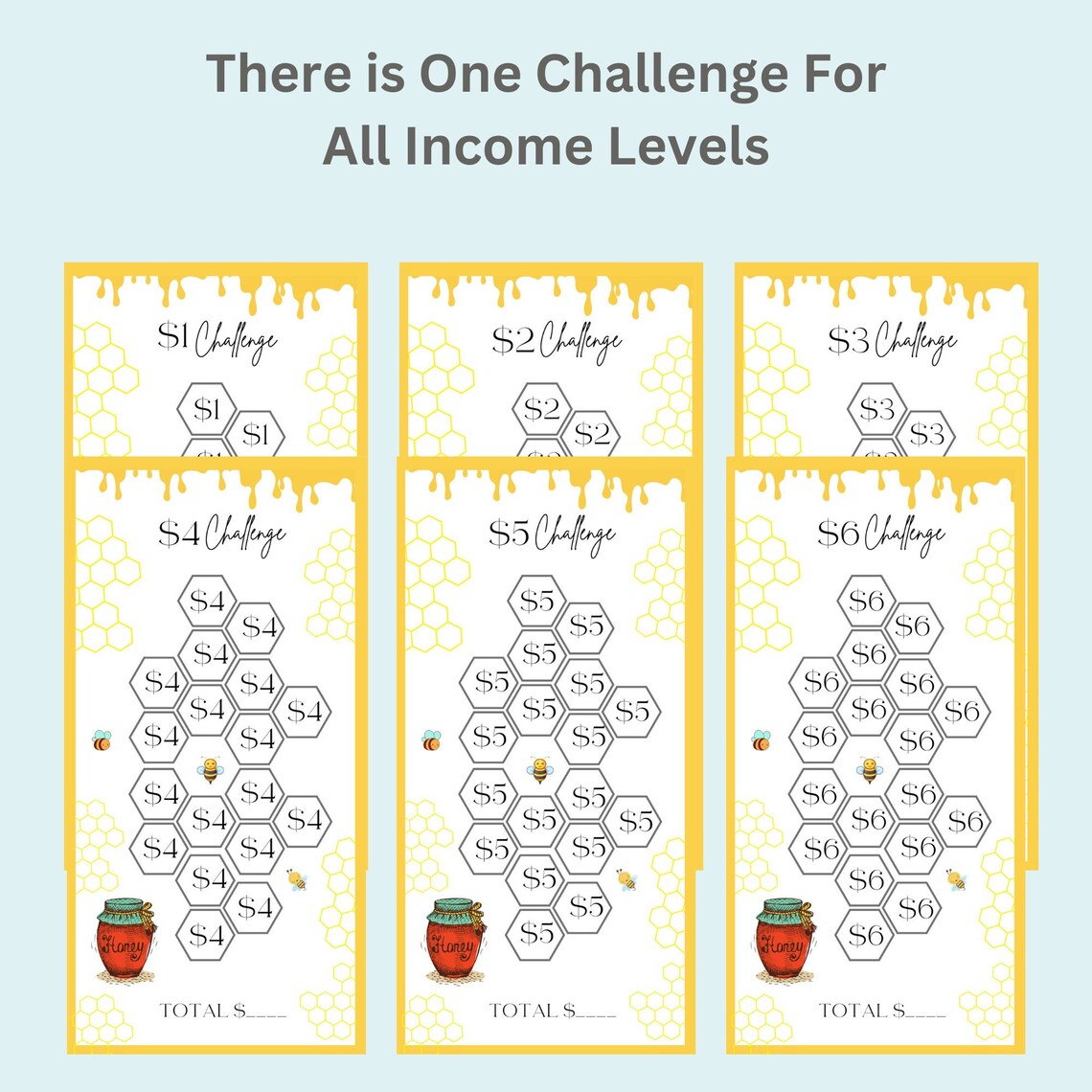 Monthly Save Money Saving Challenge Printable Savings Cash Tracker Cash ...