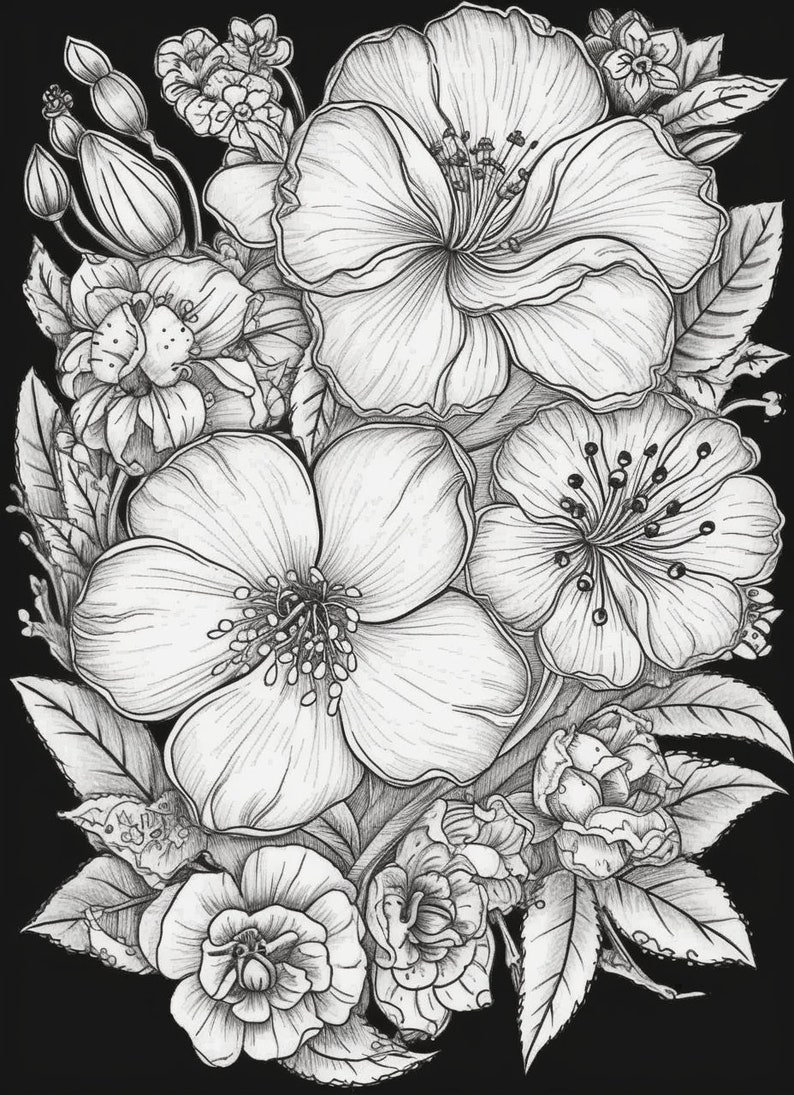 Tattoo Design Adult Coloring Book 50 Printable Coloring - Etsy