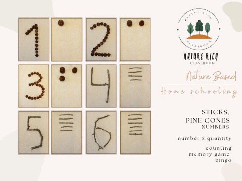 0-9 Stick Numbers Printable Flashcards - Etsy