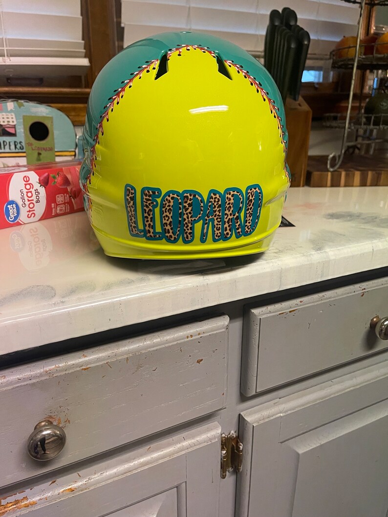 Baseball Softball Custom Painted Unique Helmets - Etsy