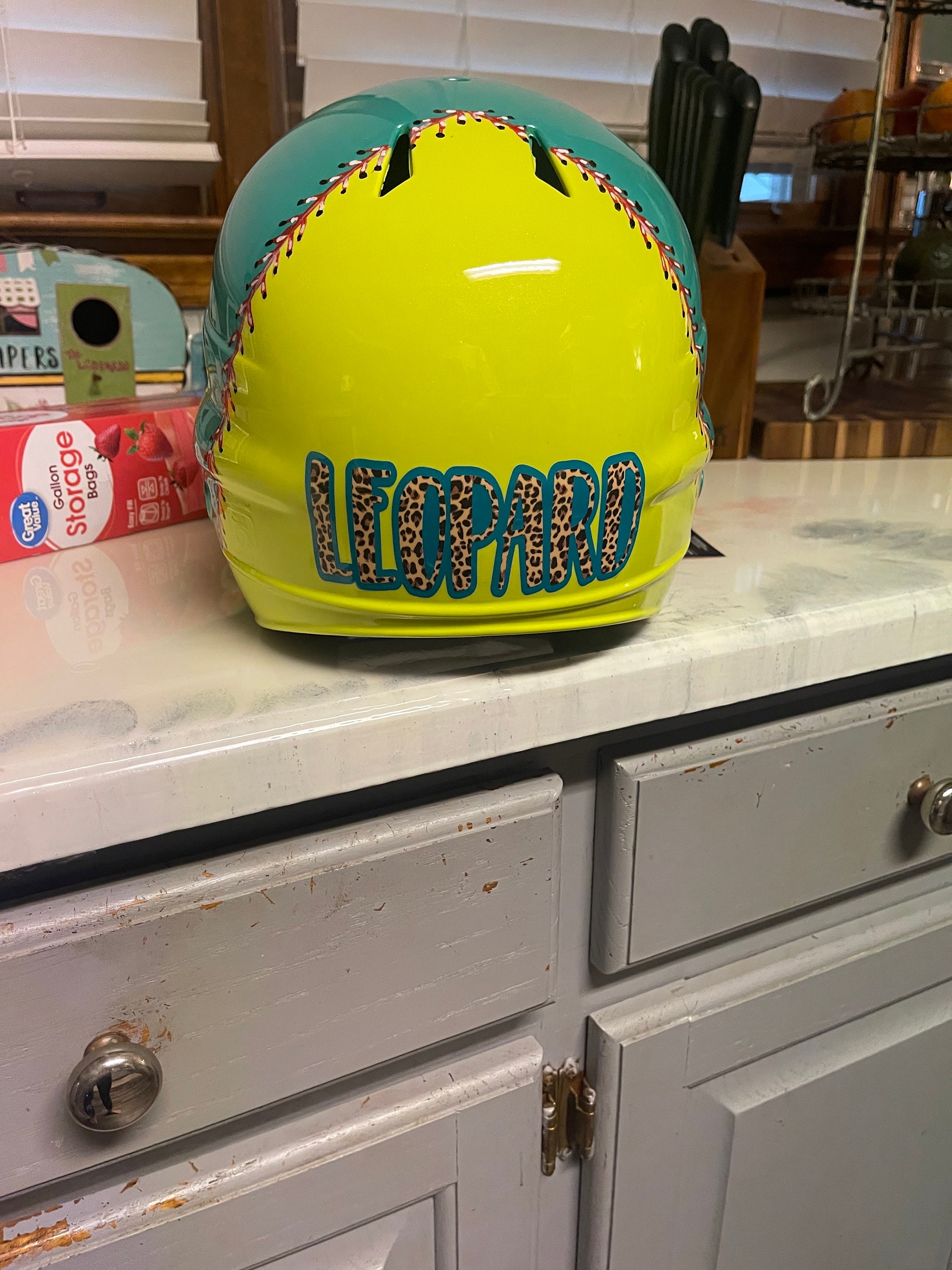 Baseball Softball Custom Painted Unique Helmets - Etsy
