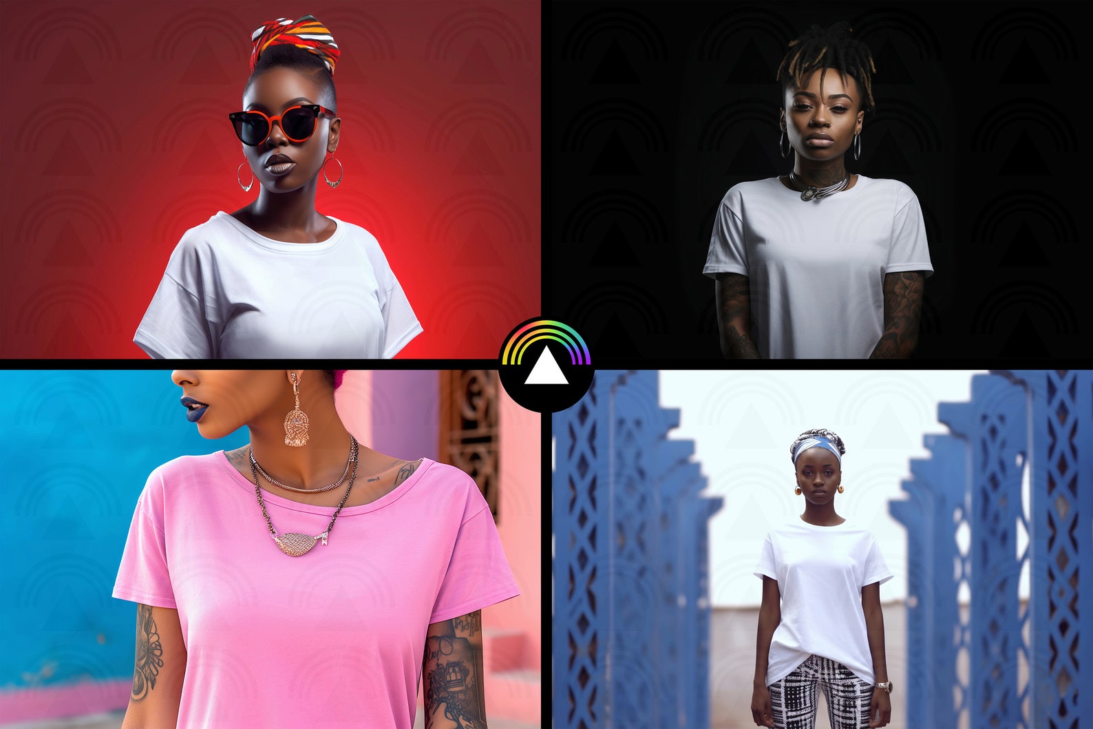 16x African Queens T-shirt Mockup Bundle Africa Themed Tshirt - Etsy