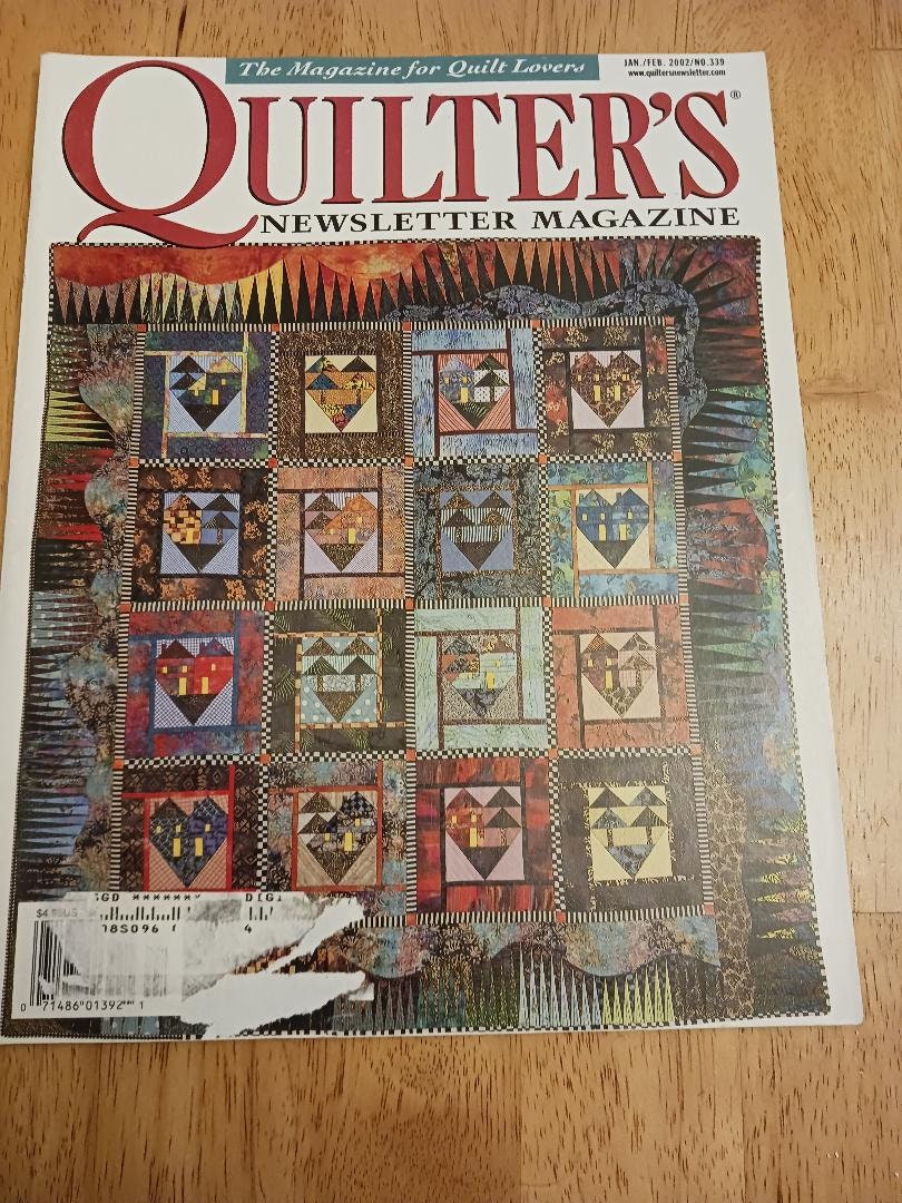 Quilter's Newsletter Magazines From the Year 2002 - Etsy