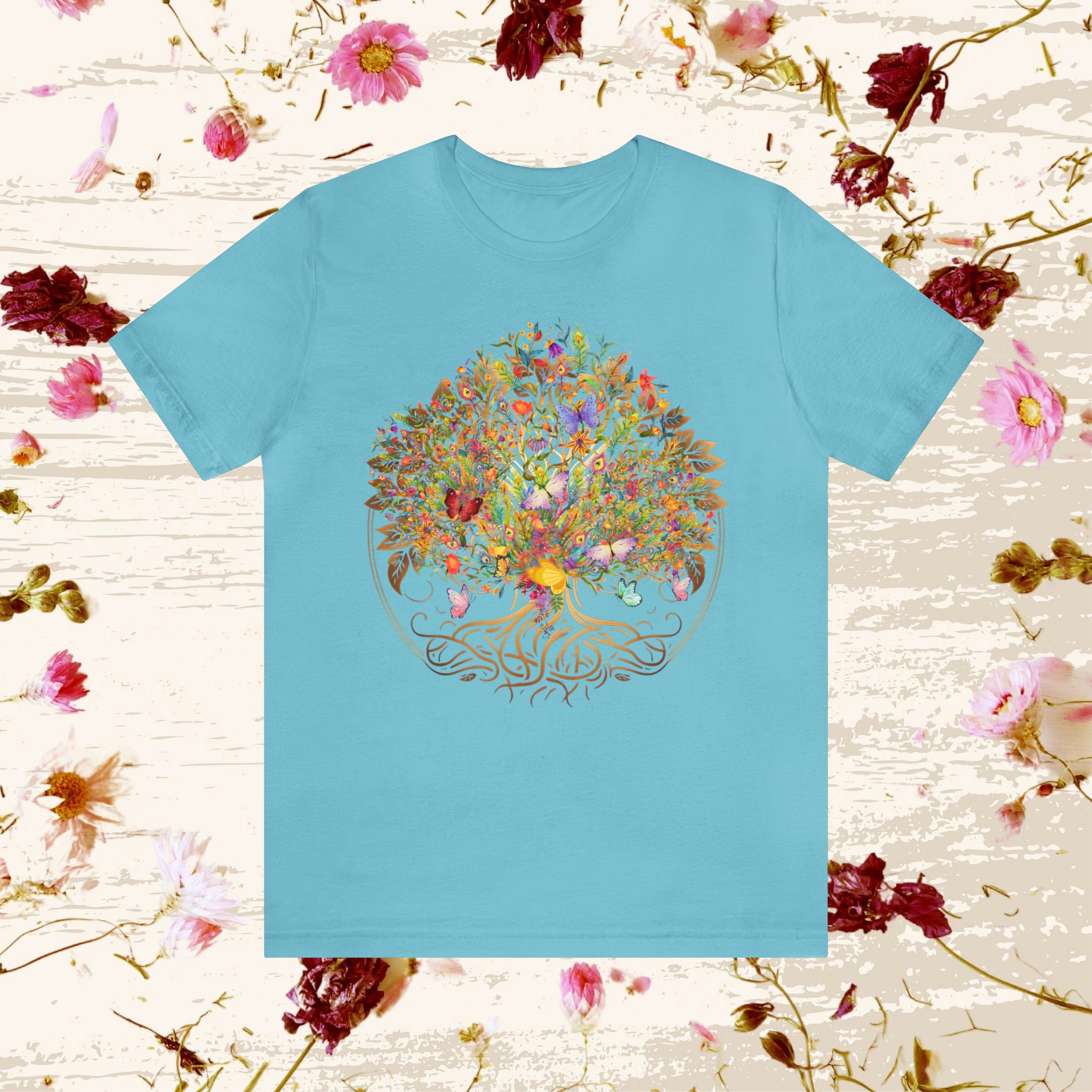Tree of Life Tshirt, Bodhi Tree Graphic Tee, Fairycore Gift With ...