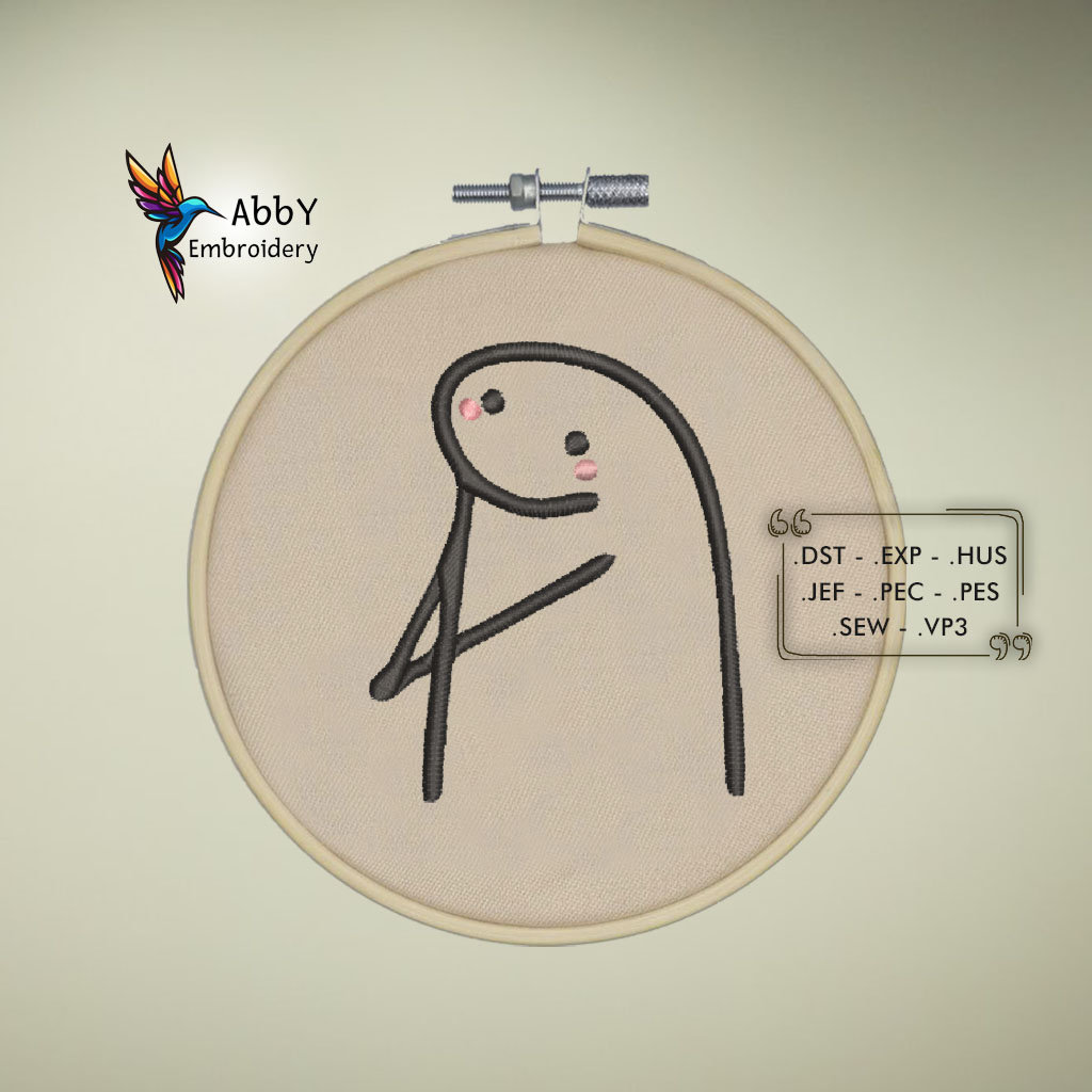 Flork Shame Embroidery Design, Machine Embroidery, Flork Shame ...