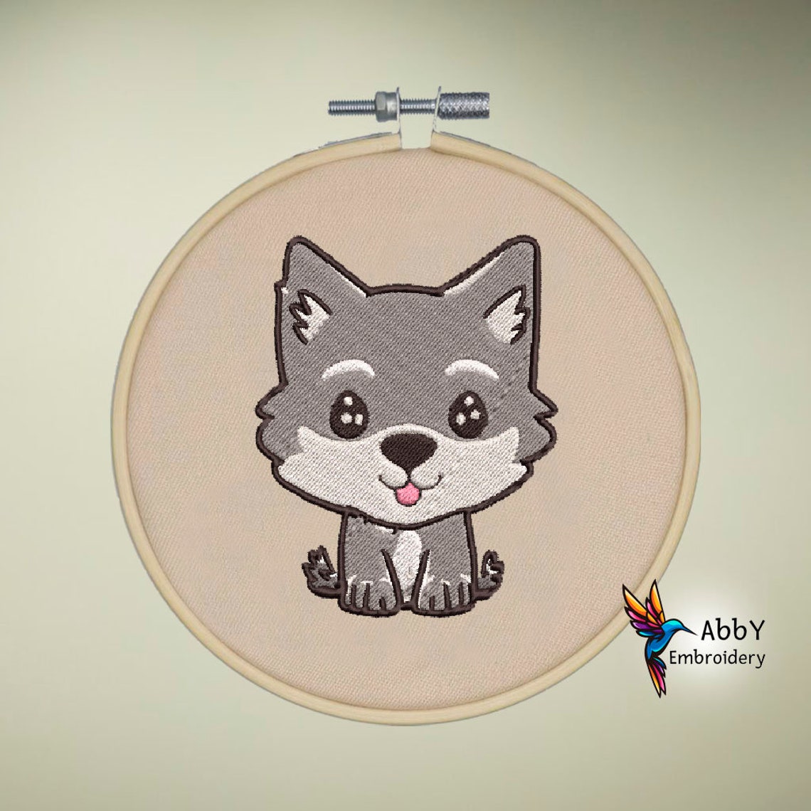 Mini Wolf Embroidery Design, Machine Embroidery, Mini Wolf Embroidery ...