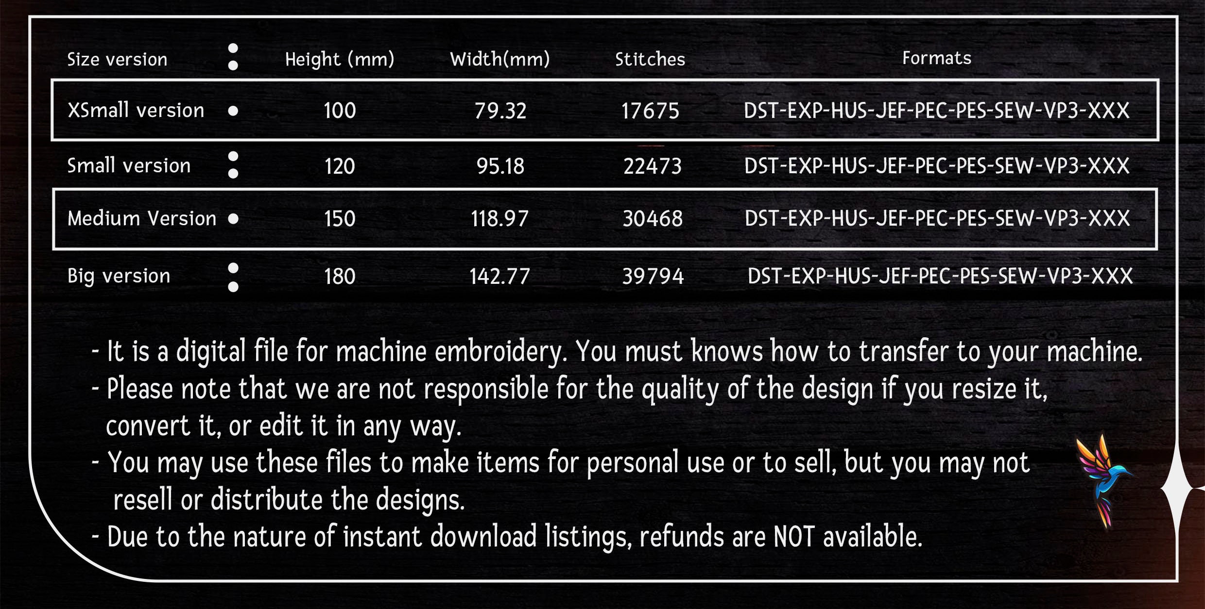 Mini Wolf Embroidery Design, Machine Embroidery, Mini Wolf Embroidery ...