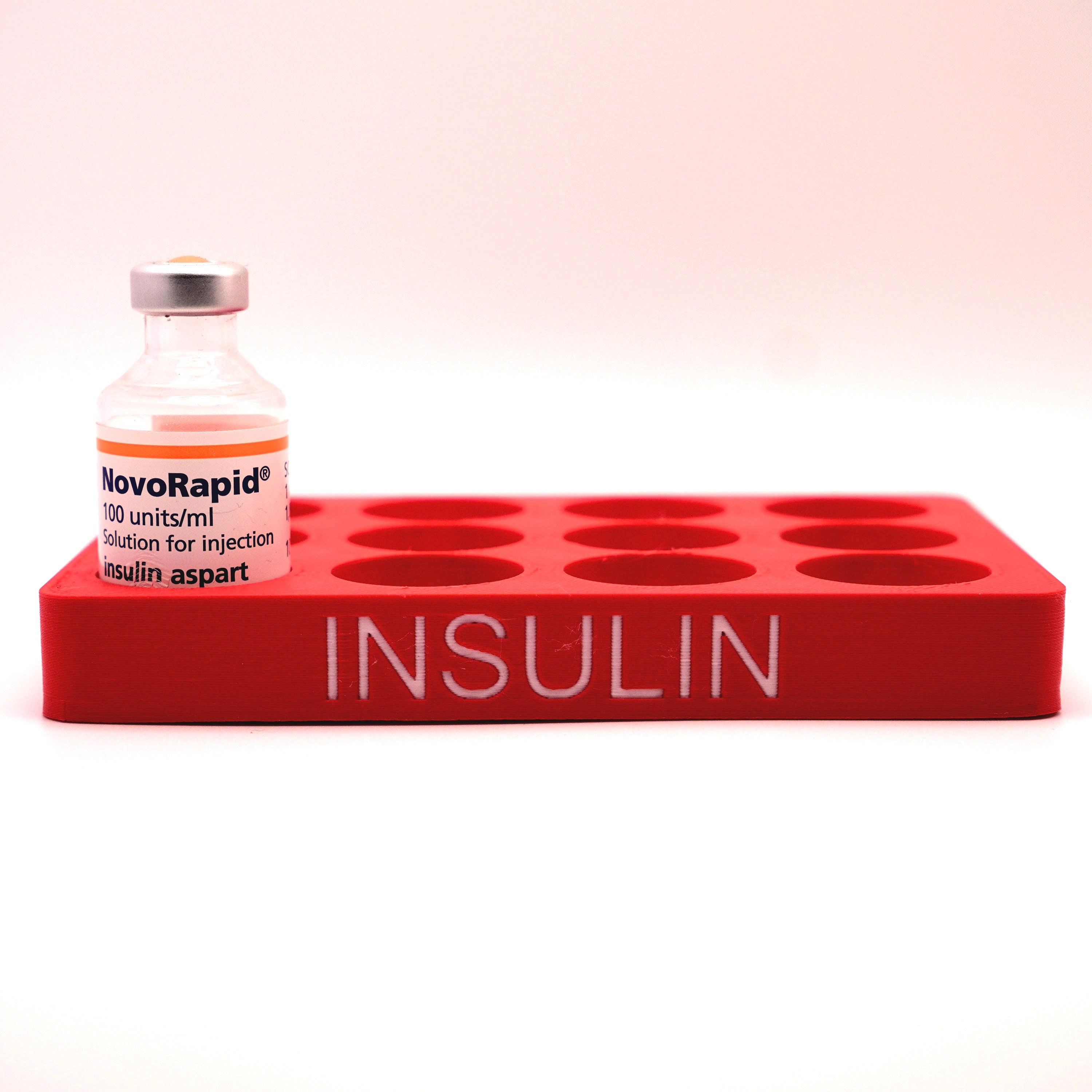Insulin Vial Fridge Organizer - Secure Storage for Diabetic Supplies ...