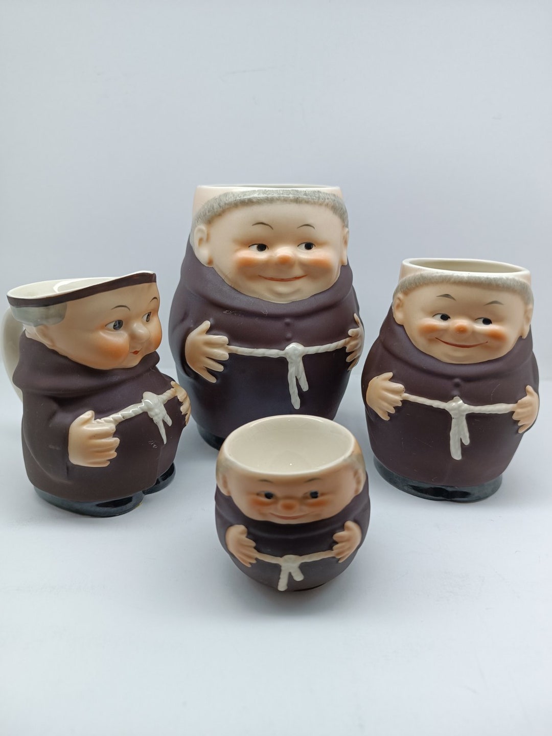 Goebel, "monks" Four-piece Set,1960-1972 - Etsy
