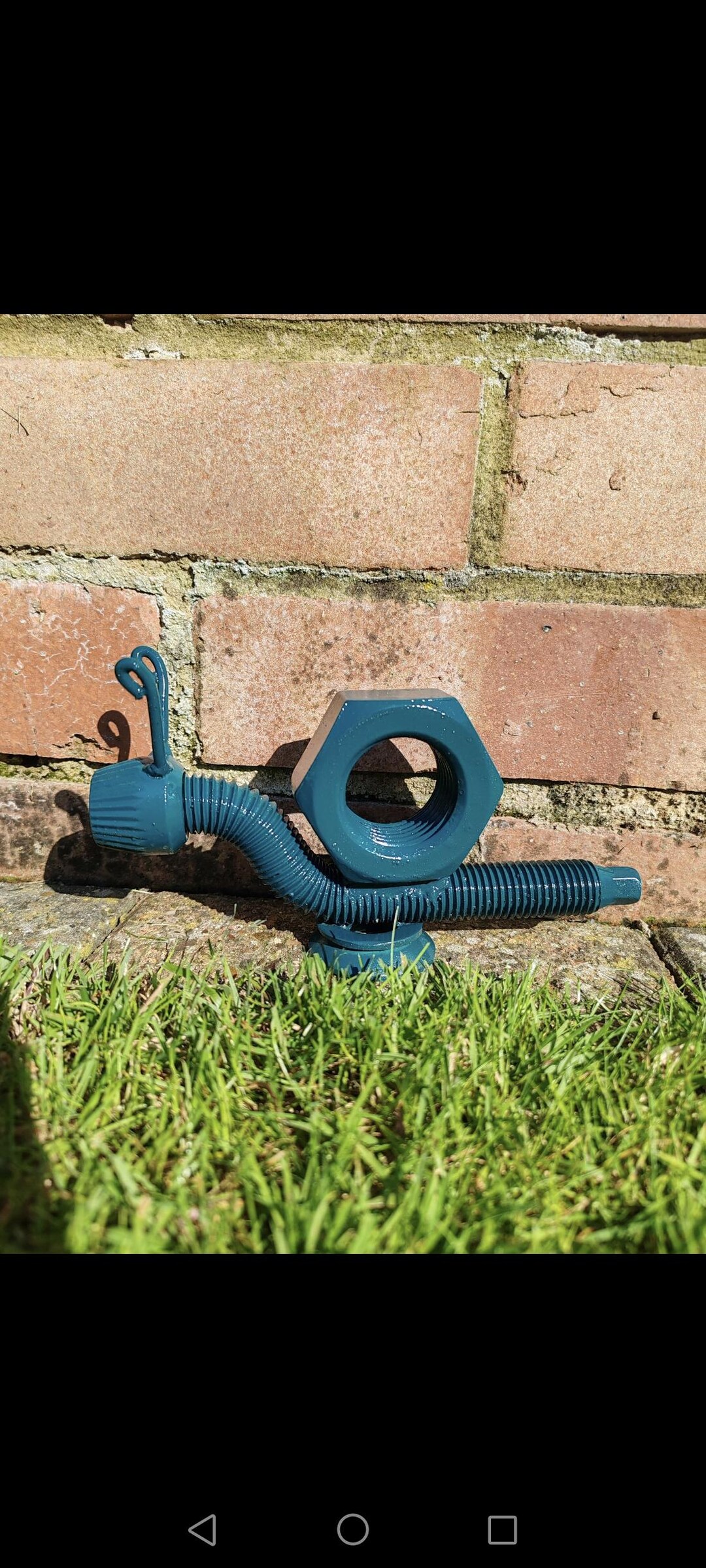 Metal Snail Made From Nuts & Bolts – Handmade Scrap Metal Art - Etsy