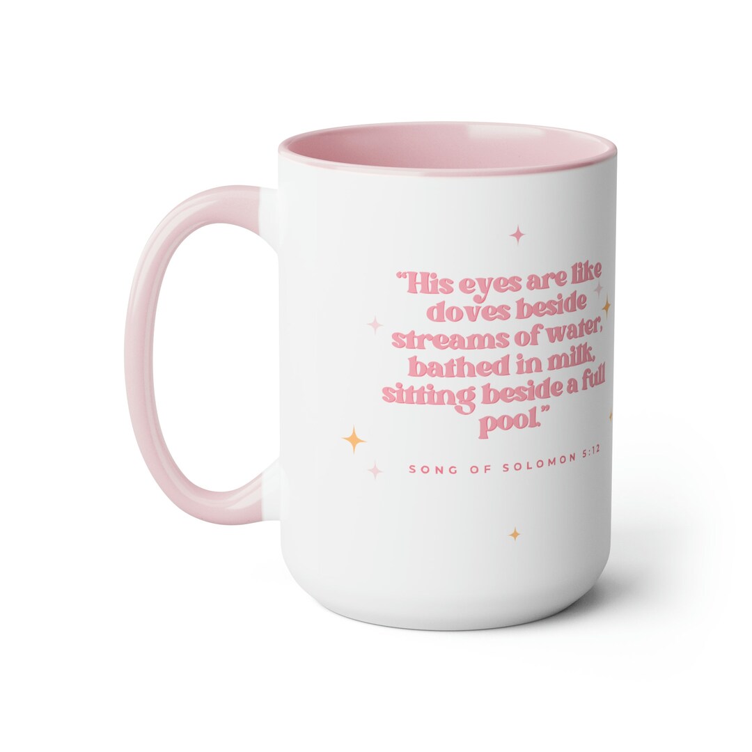 Song of Solomon 5:12 Two-tone Coffee Mugs, 15oz - Etsy