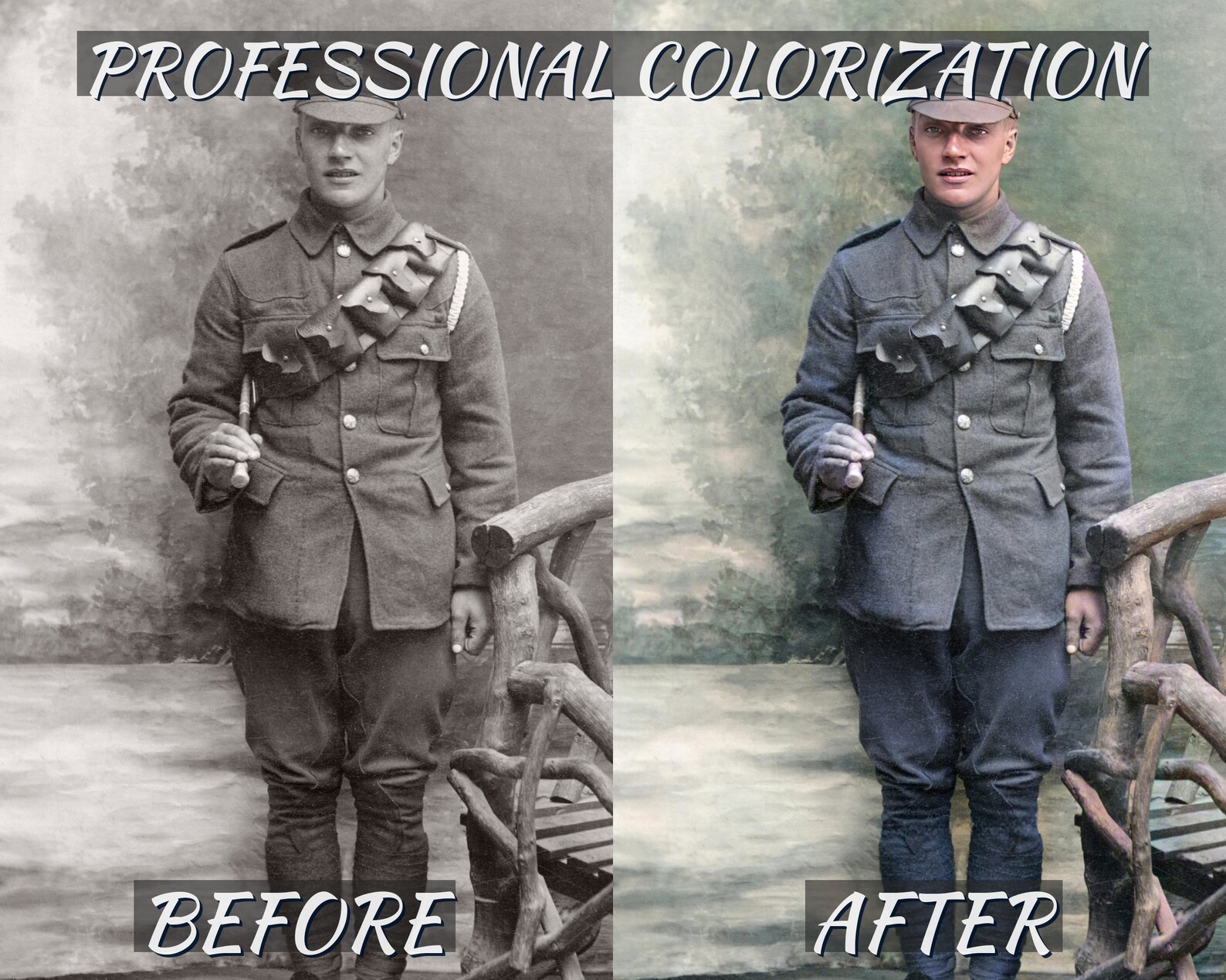 PROFESSIONAL PHOTO COLORIZATION - Etsy
