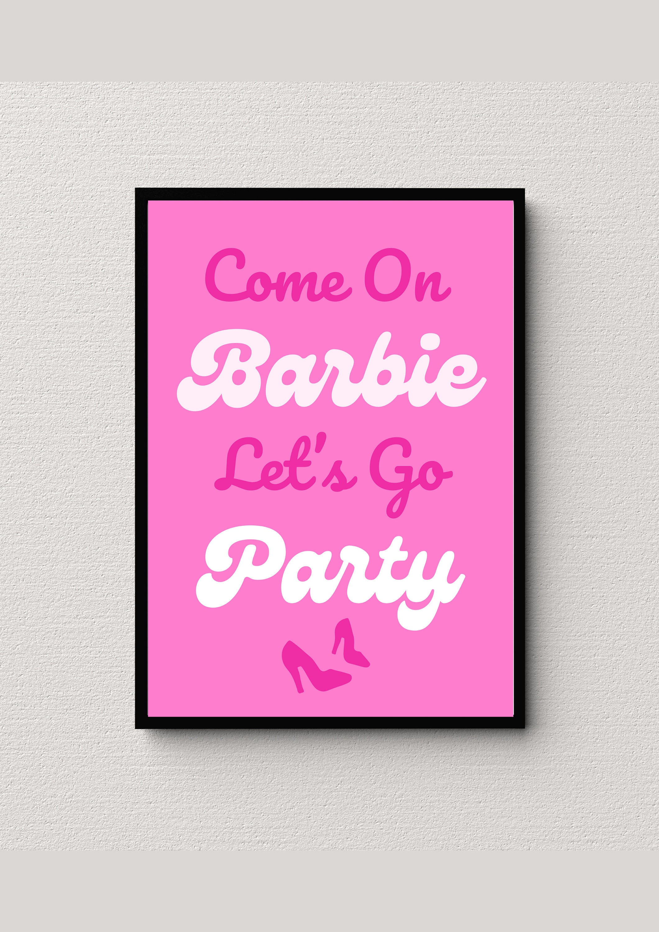 Barbie Print Barbie Poster Barbie Art Print Barbie PNG - Etsy España