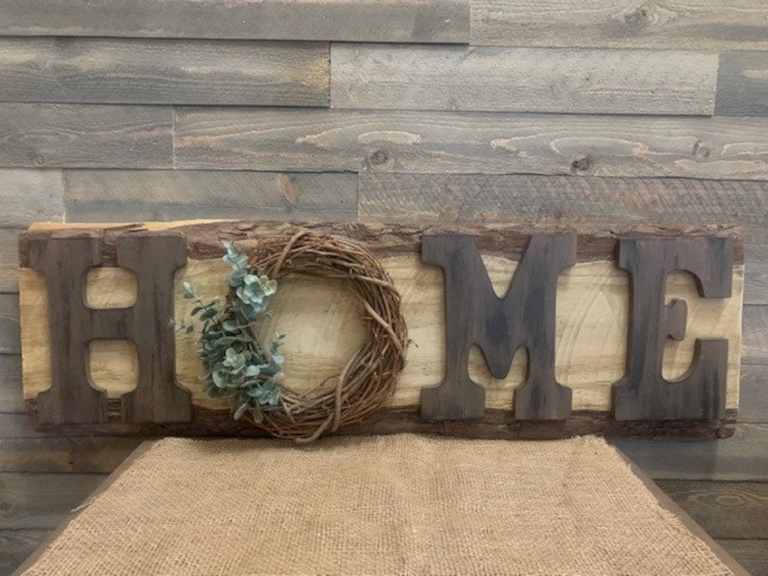 Rustic Home Sign. Rustic Decor Farmhouse Decor Wall Decor - Etsy