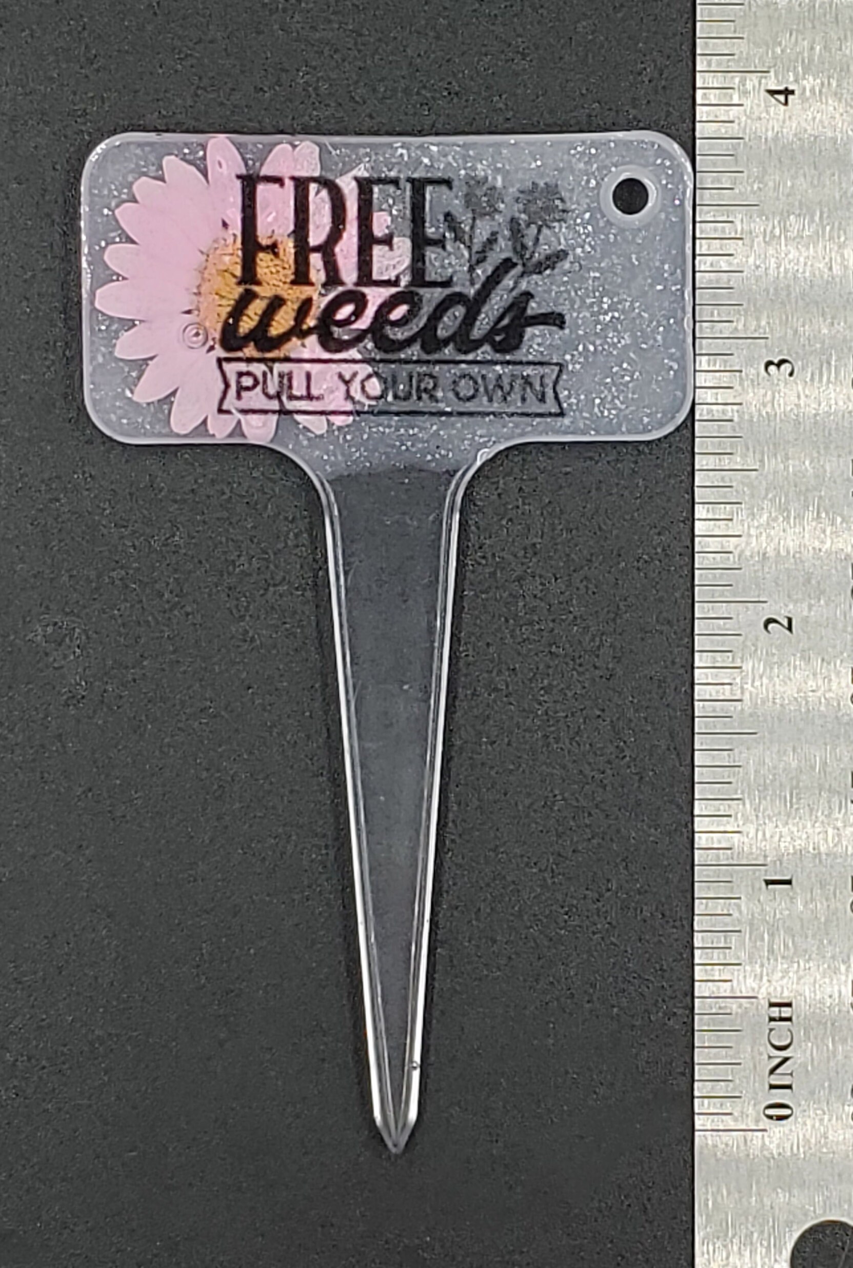 Custom Made Resin Plant Tag Label Stake Fancy Personalize You Choose ...