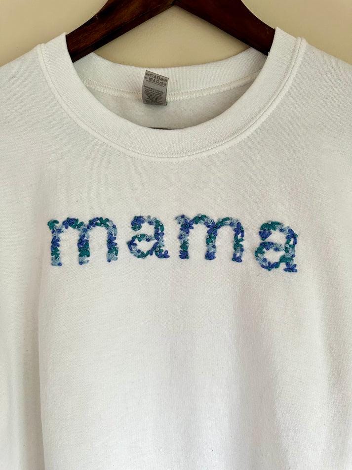 Floral Grandma Embroidery Pattern | Digital Embroidery | Hand ...