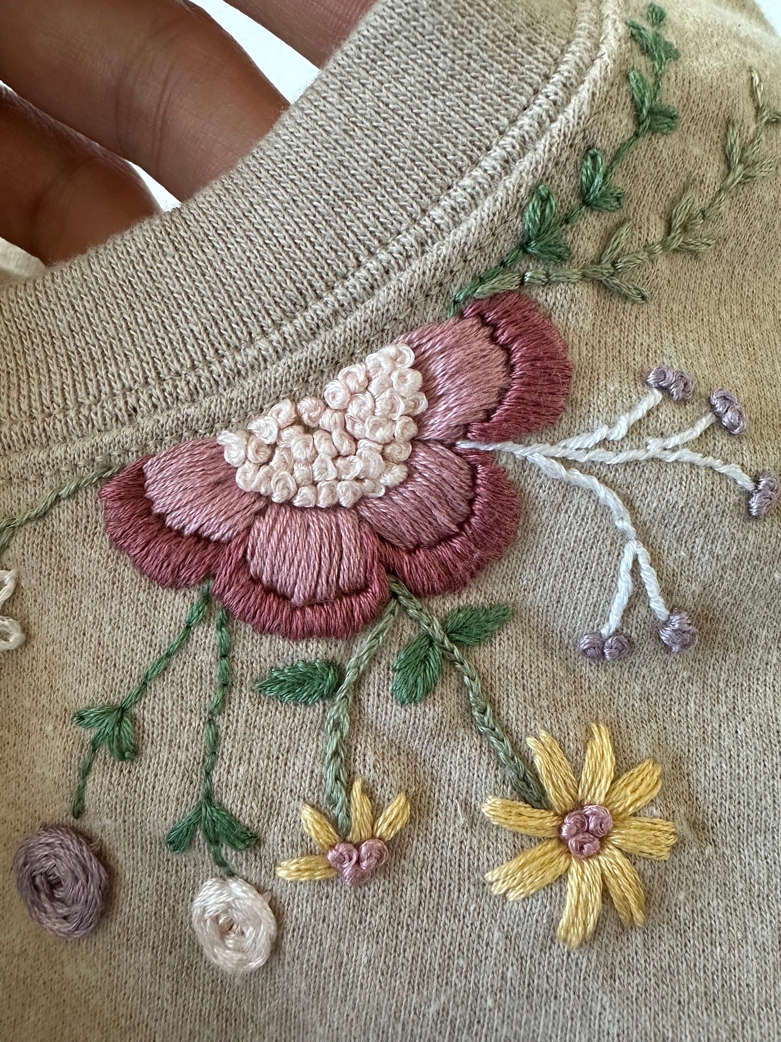 Neckline Embroidery Pattern | Digital Embroidery | Hand Embroidery ...