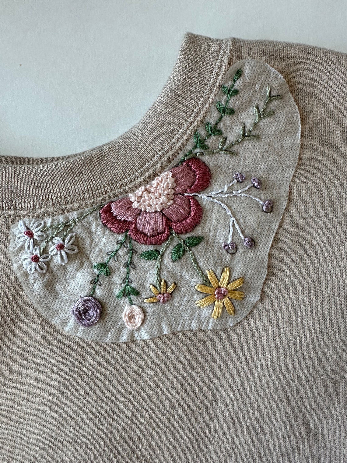 Neckline Embroidery Pattern | Digital Embroidery | Hand Embroidery ...