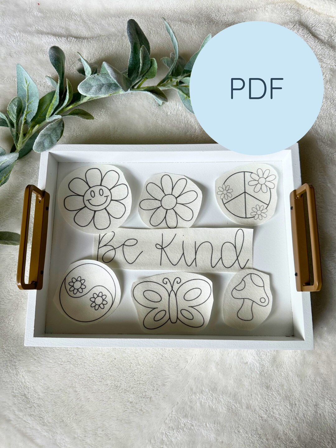 Groovy Babe Stick and Stitch Hand Embroidery Stickers | Digital ...