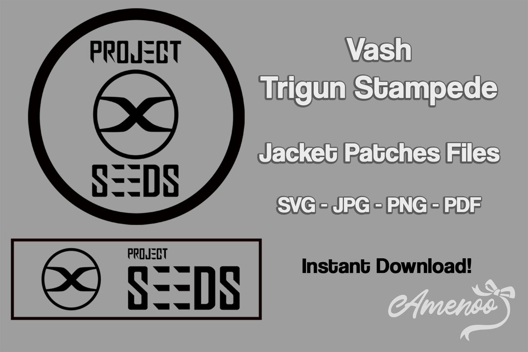 Vash Trigun Stampede Jacket Patches SVG PNG JPEG Vector Files - Etsy
