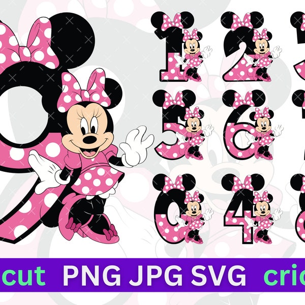 Minnie Mouse Svg - Etsy