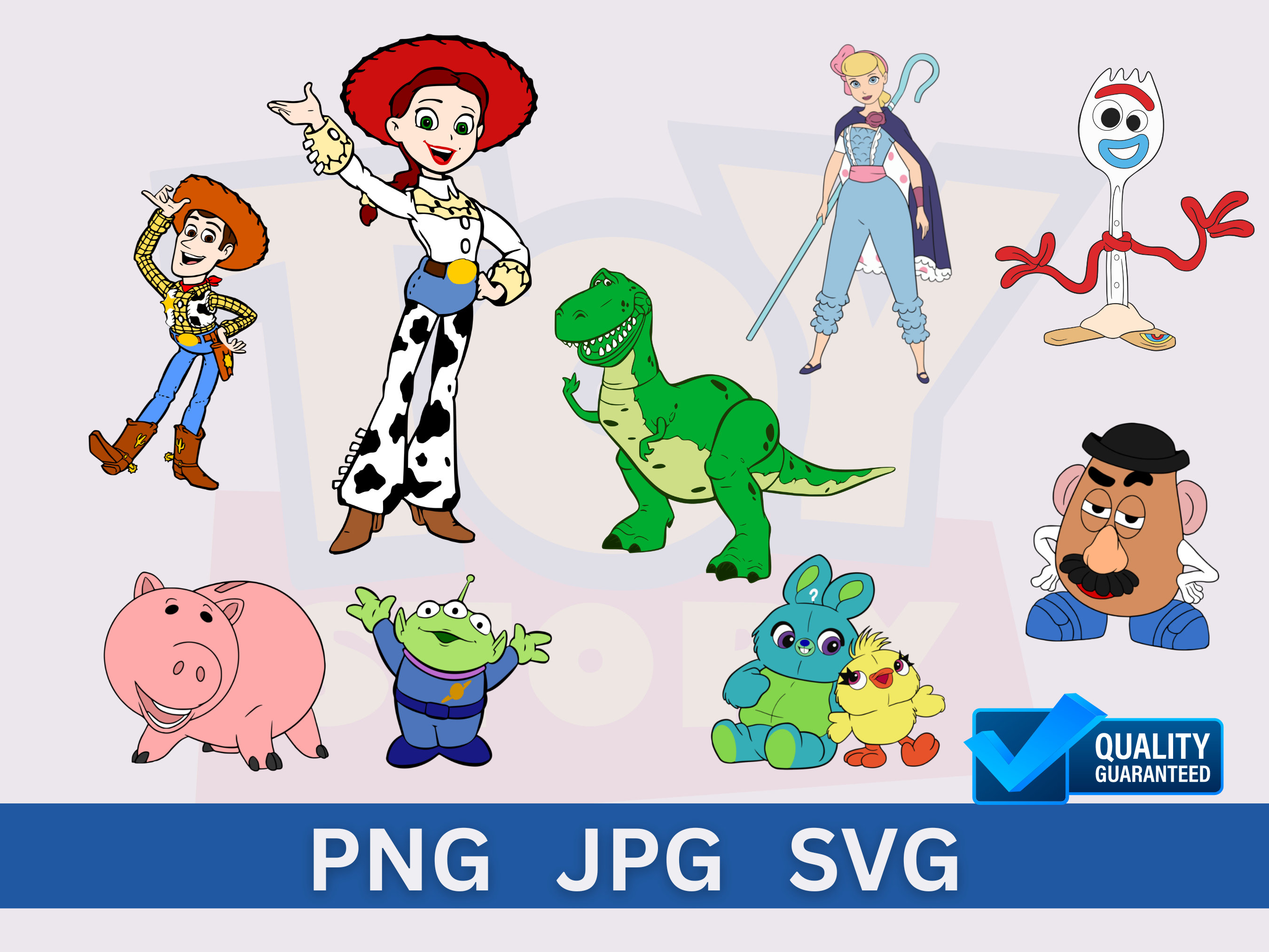Toy Story Clipart Set Toy Story Svg Cut Files For Cricut Etsy