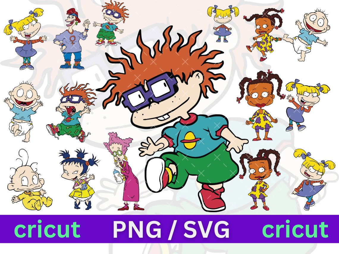 Rugrats svg, imágenes prediseñadas de Rugrats, archivos png de rugrats ...